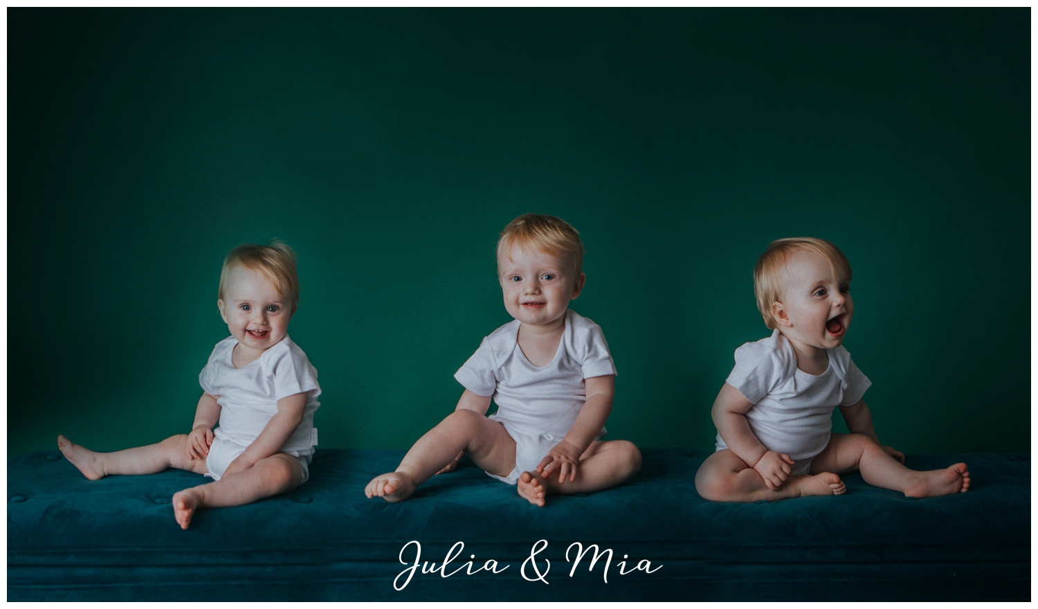 triplets baby photography -23 all three - Julia and Mia